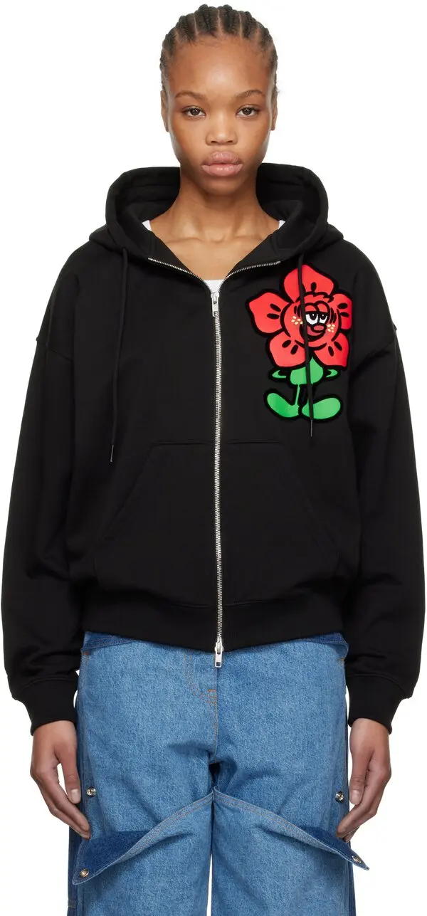 Kenzo Verdy Edition Oversized Hoodie In 99j Black - 60% Off